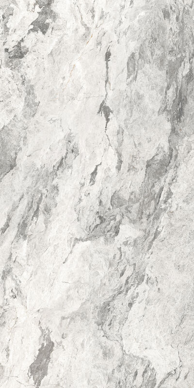 Light Gray Marble Look Sintered Stone Tiles